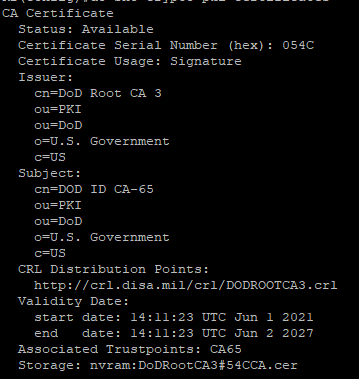 Solved: SSH with X509v3 certificates - Cisco Community