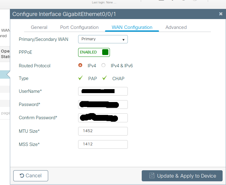 Problem connecting C1111-4P router to ISP - Cisco Community