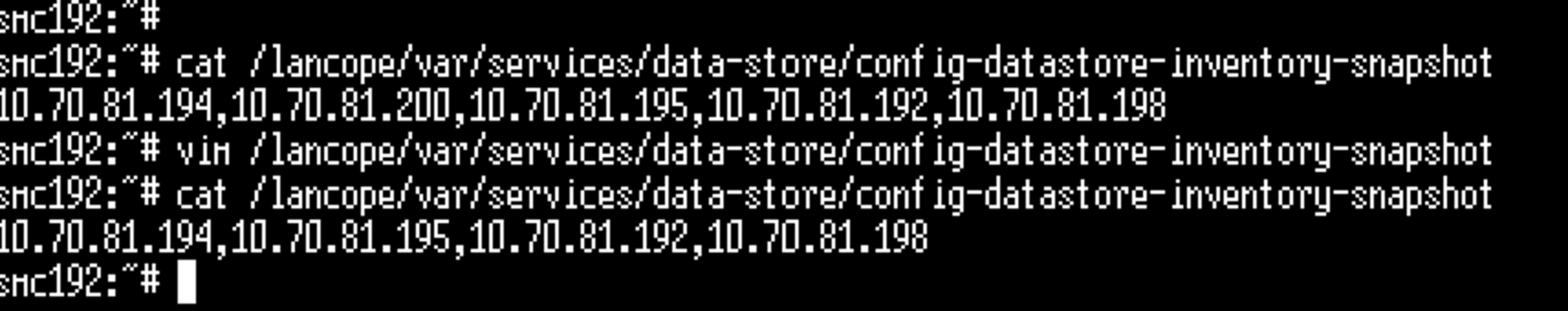 Secure Network Analytics :冗長構成されたDataNodeの機器交換手順について (7.5.0以降) - Cisco Community
