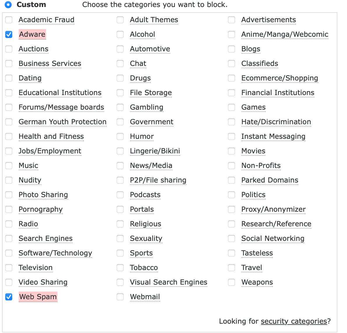 OpenDNS content filter broken - Cisco Community