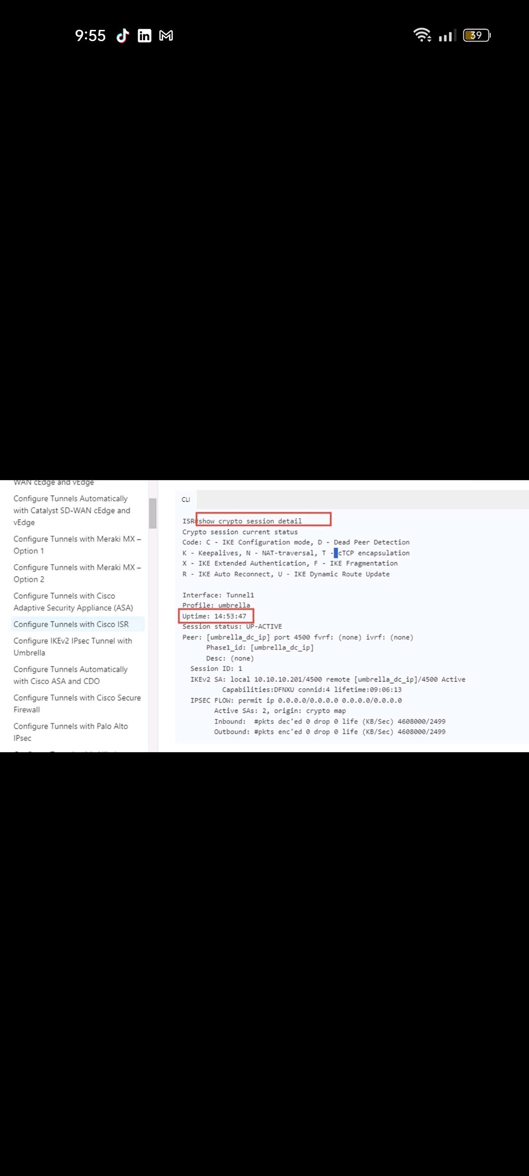 Solved: IKEV2 Cisco Router vpn up time tip - Cisco Community
