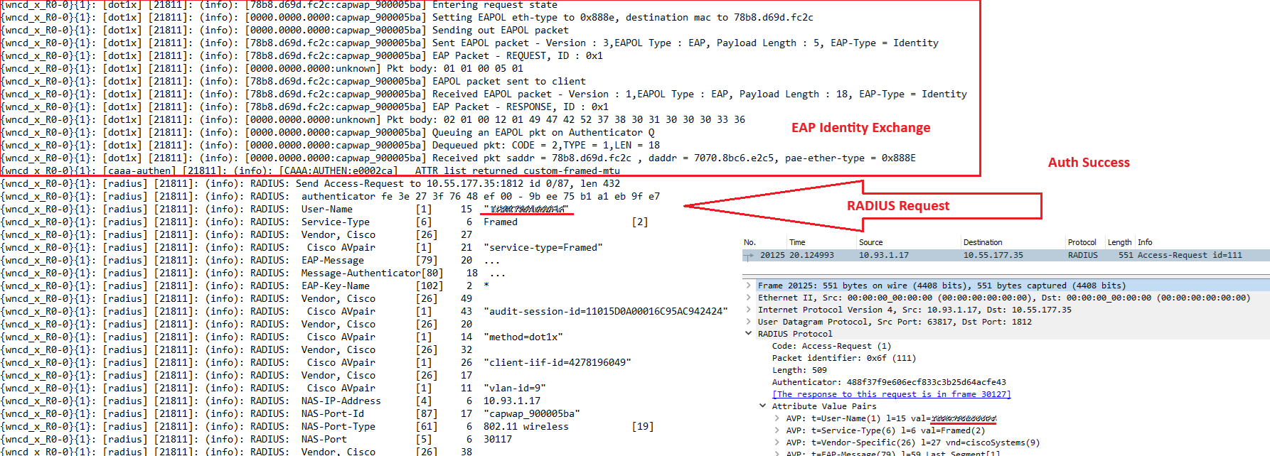 WLC9800 not sending RADIUS Access-Request for particular clients - Cisco Community