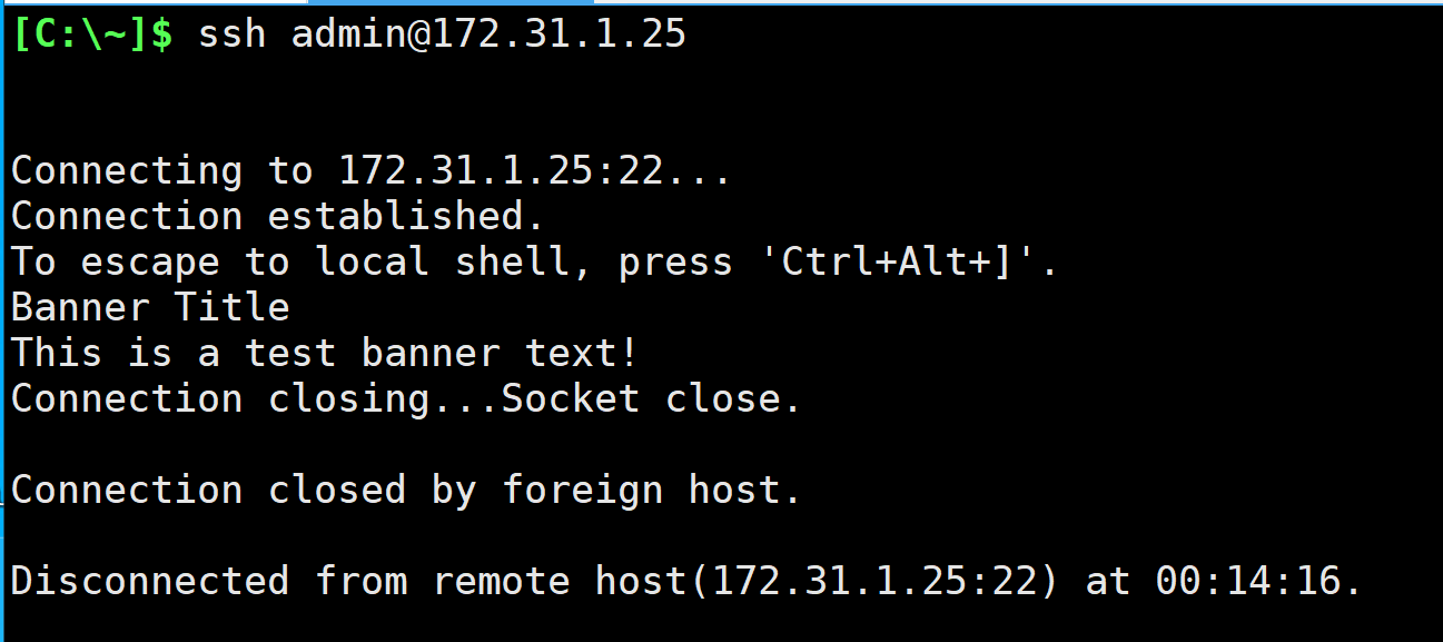 Banner - Cisco Community