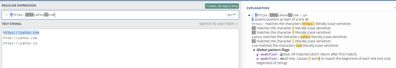 ASA Reg Expression Exact Match - Cisco Community