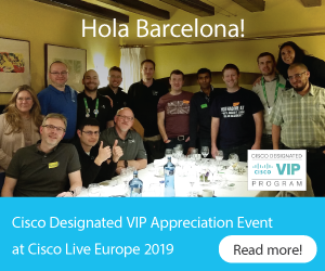 Cisco Designated VIP and Hall of Fame Appreciation Dinner at Cisco Live ...