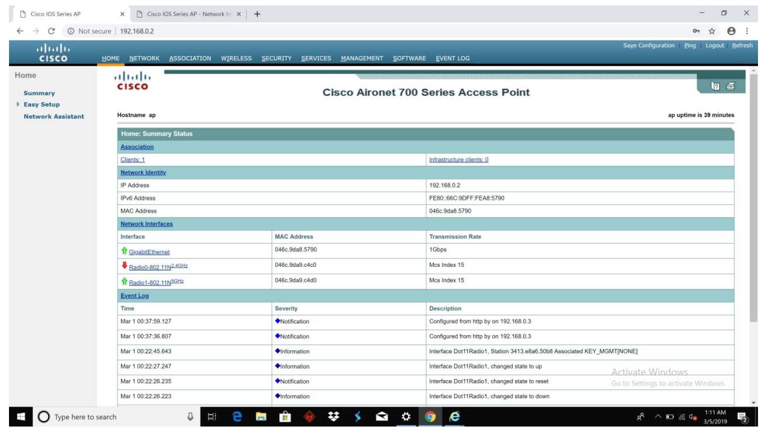 5 GHz channel 144 (5710 GHz ~ 5730 GHz) selection on Cisco AP - Cisco ...
