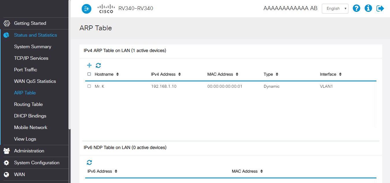 Solved: RV340 View Connected Devices, IP and MAC - Cisco Community Solved: RV340 View Connected Devices, IP and MAC - Cisco Community
