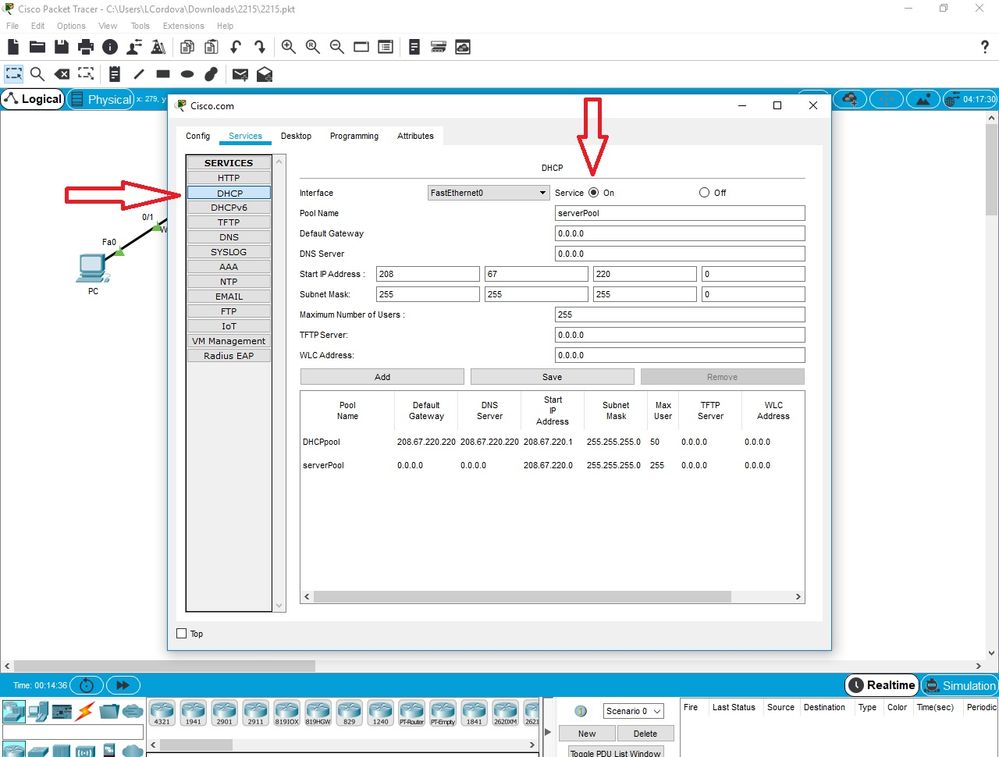 Solved: 2.1.1.5 Packet Tracer - Create a Simple Network Using Packet ... Solved: 2.1.1.5 Packet Tracer - Create a Simple Network Using Packet ...