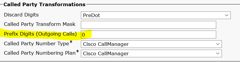 discard digits - Cisco Community