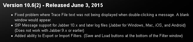 How to read Cisco Jabber Problem Report logs with TranslatorX - Cisco ...