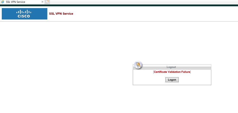 Solved: Certificate Validation Failure in IE browser - Cisco Community Solved: Certificate Validation Failure in IE browser - Cisco Community