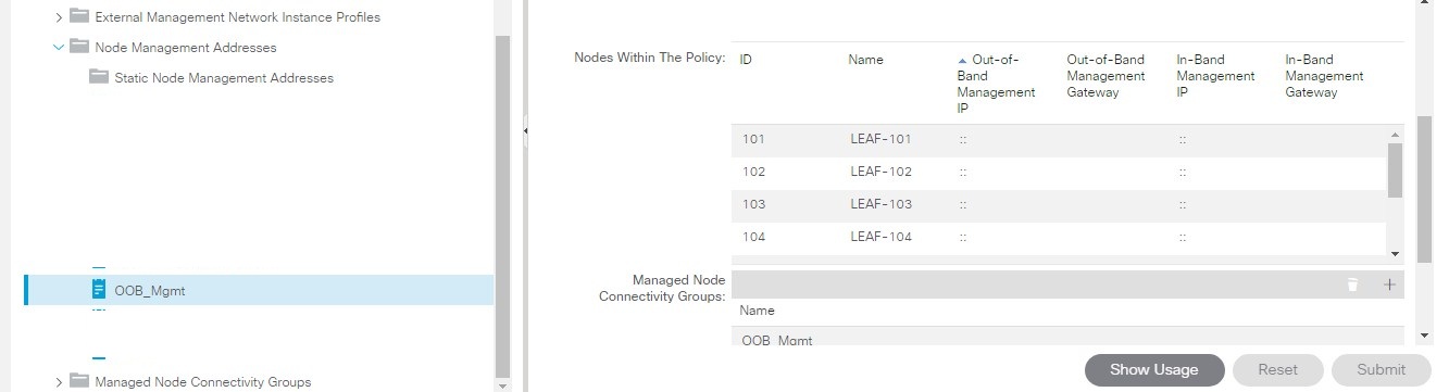 LEAF switches cannot getting OOB management IP address - Cisco Community