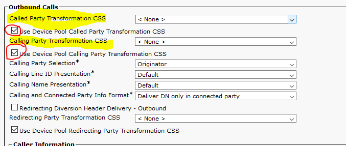 transform mask for incoming calls - Cisco Community