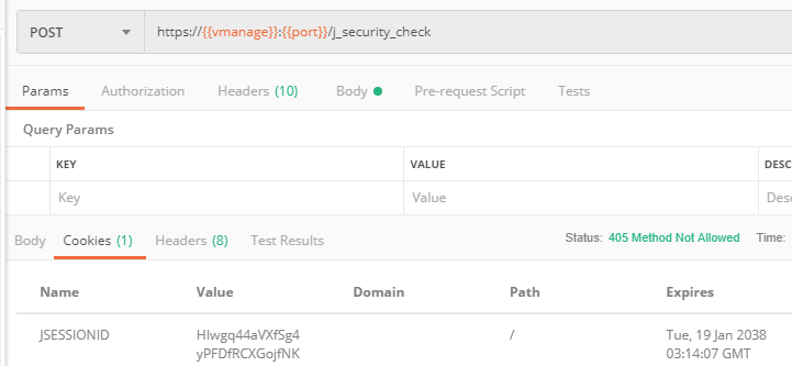 Solved: Postman can't authenticate in the 'SD-WAN REST API' lab - Cisco ... Solved: Postman can't authenticate in the 'SD-WAN REST API' lab - Cisco ...