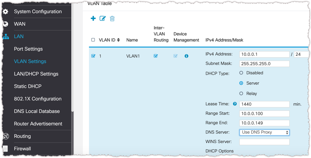 How to change LAN IP range on rv345 - Cisco Community