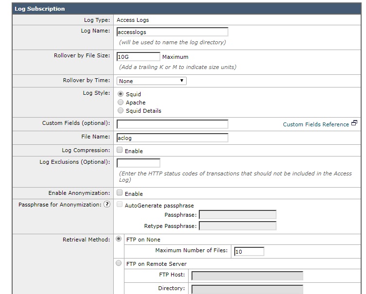 Solved: WSA virtual appliance (S600v) log viewing problem in GUI ...