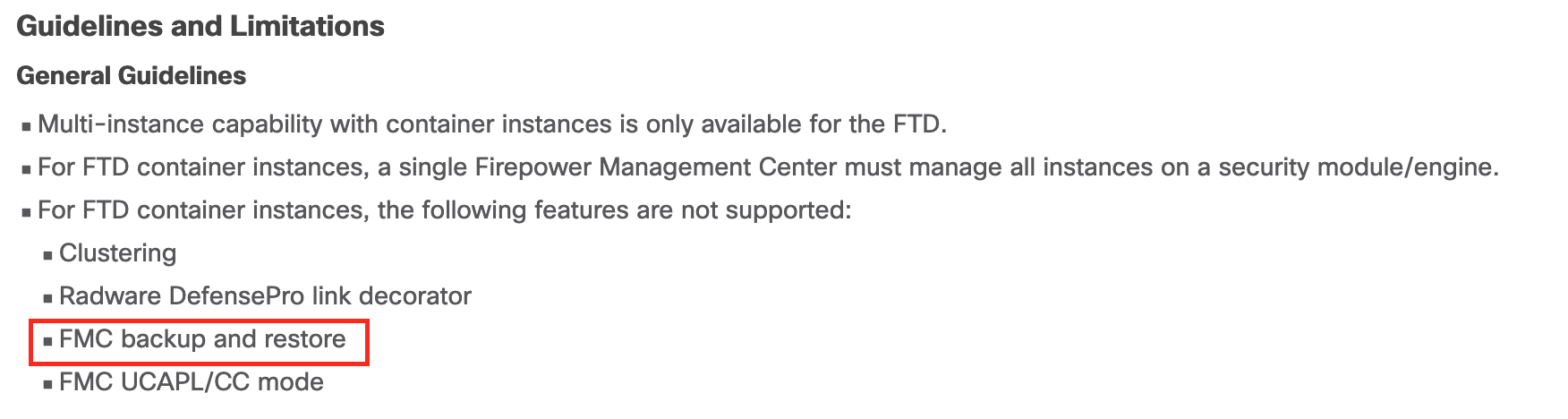 Firepower 4100 Multi-Instance and FTD Backup - Cisco Community