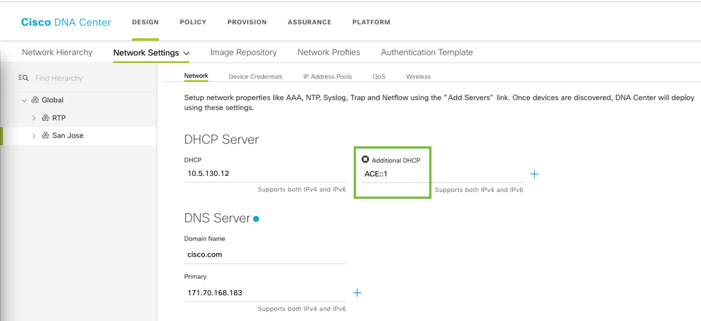 How to configure IPv6 in SD-Access (SDA) with Cisco DNAC 1.3 - Cisco ...