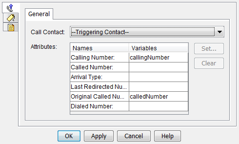 Configuration of Call Peripheral Variables and the Expanded Call ...