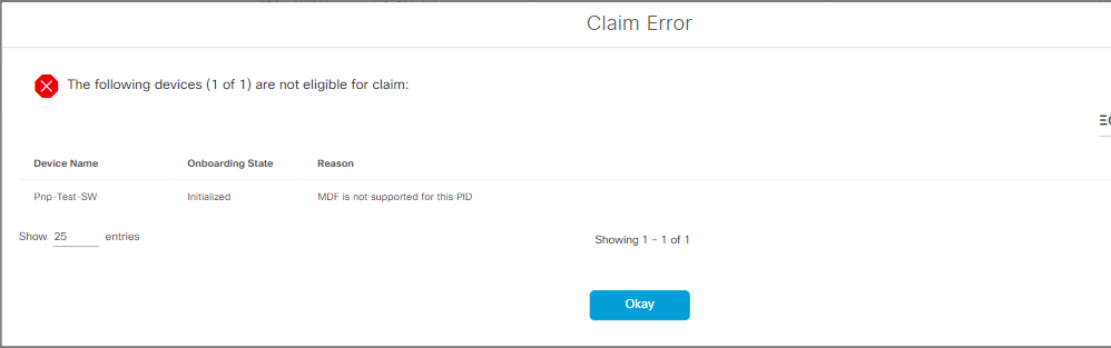 Claim Error - Cisco Community