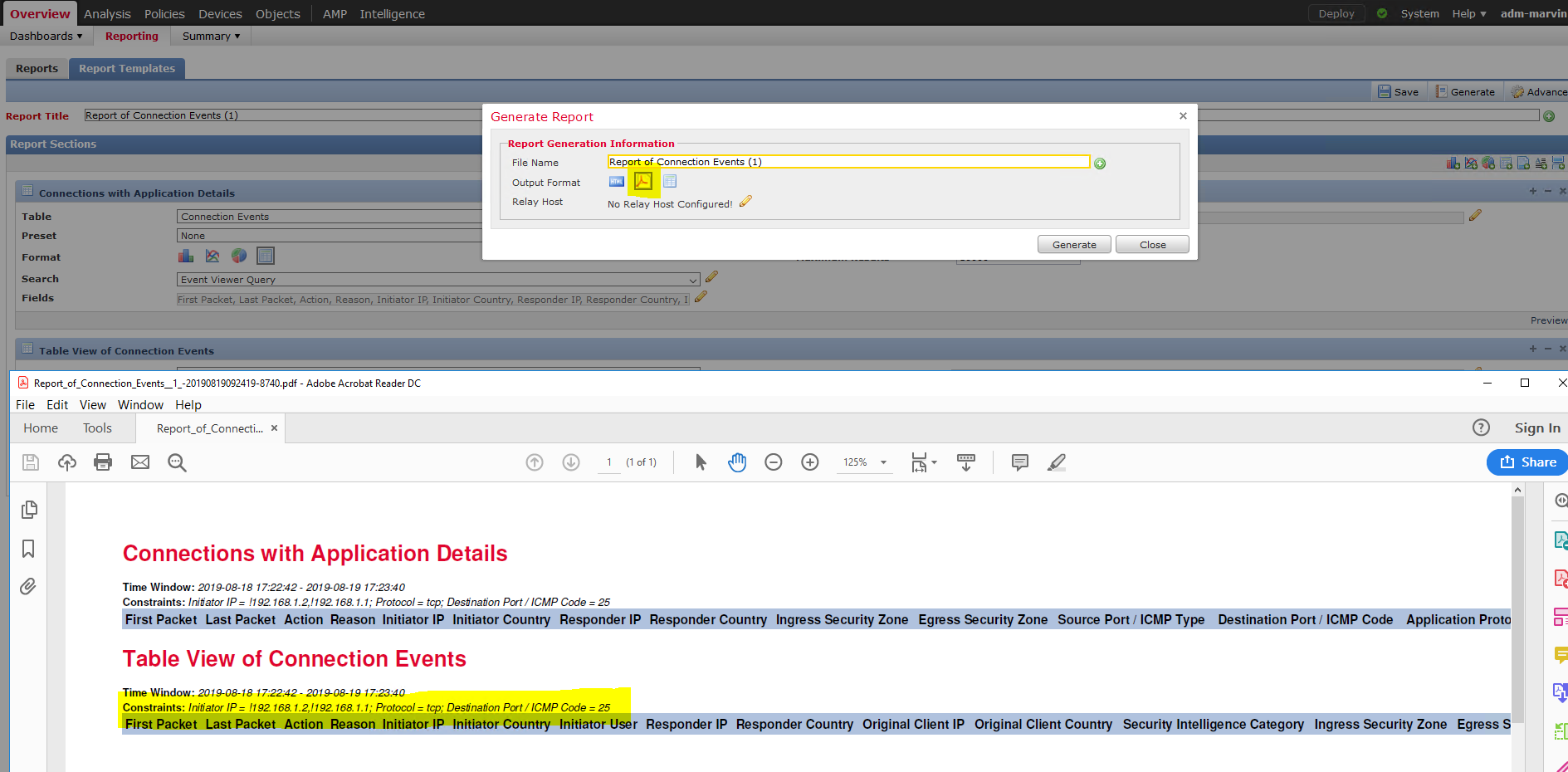 Viewing NAT on FMC connection events viewer. - Cisco Community
