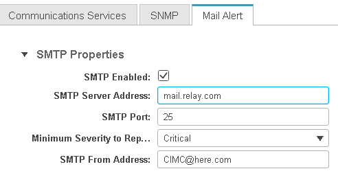 Solved: C240 M4 Email Alert FROM Address - Cisco Community