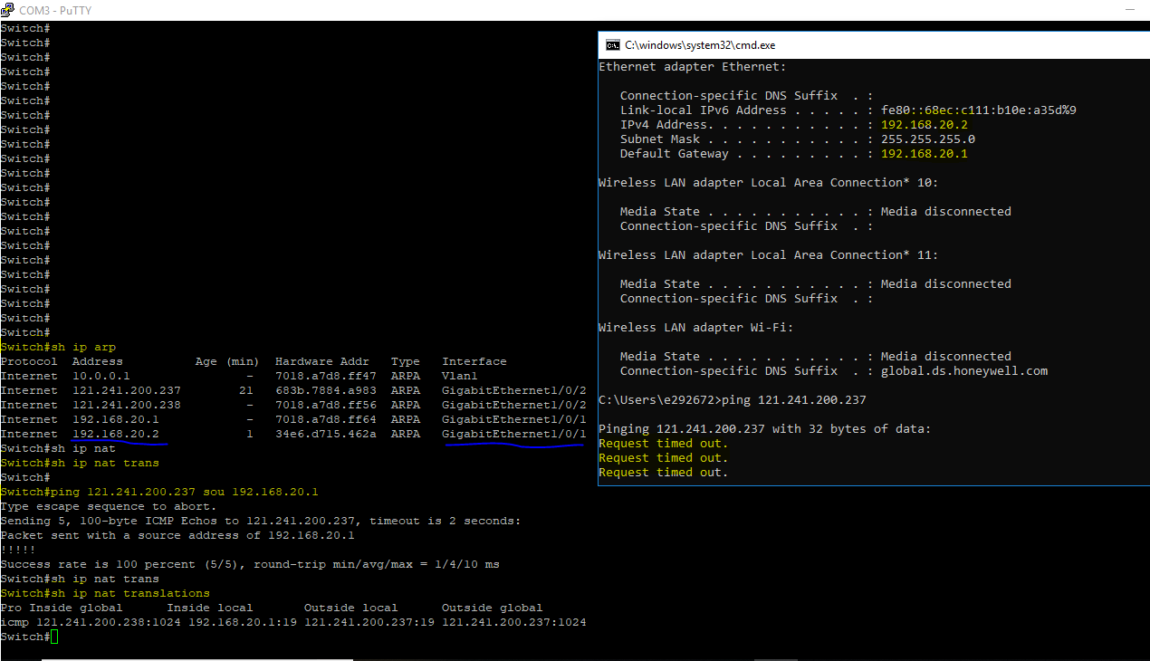 Solved: NAT issue on 3850 - Cisco Community