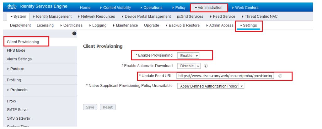 Client Provisioning with Cisco ISE - Without posture validation ...