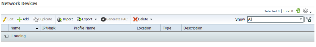Solved: ISE 2.4 Lost Network Devices, unable to ADD devices. - Cisco Community
