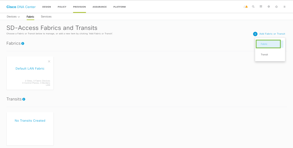 How to create a Fabric Site in SD-Access ( SDA ) - Cisco Community