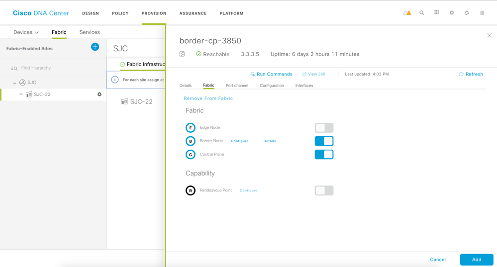 How to create a Fabric Site in SD-Access ( SDA ) - Cisco Community