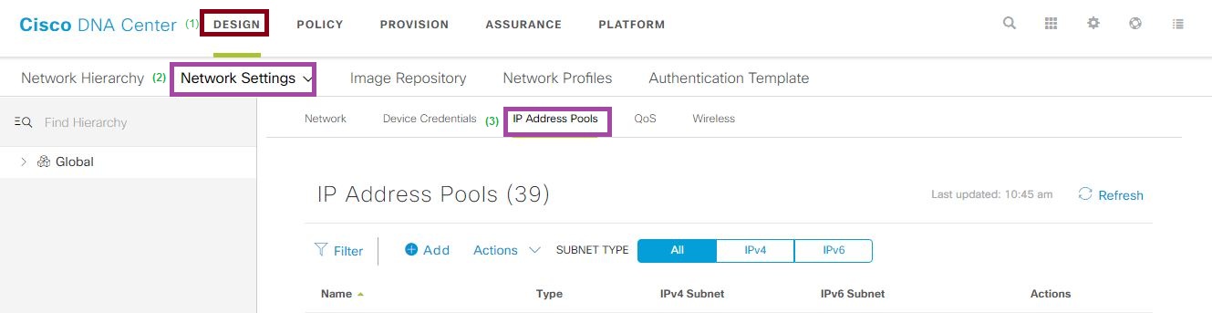 Cisco Digital Network Architecture Center Modules (Design Module)Part.3 ...