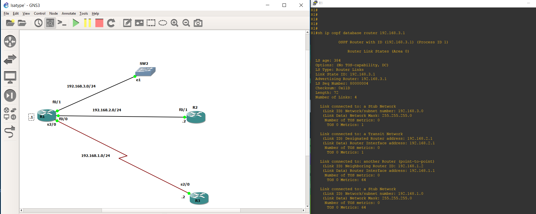 Solved: OSPF Router LSA(Type 1 LSA) - Cisco Community