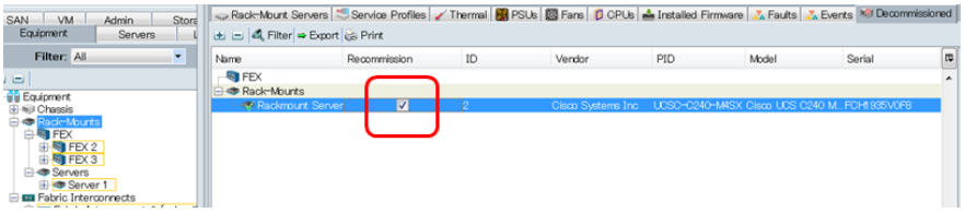 UCSM integration 構成サーバの切断、接続方法 - Cisco Community