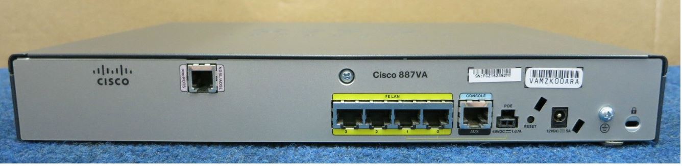 Solved: Cisco887VA-K9 Power Supplies - Cisco Community