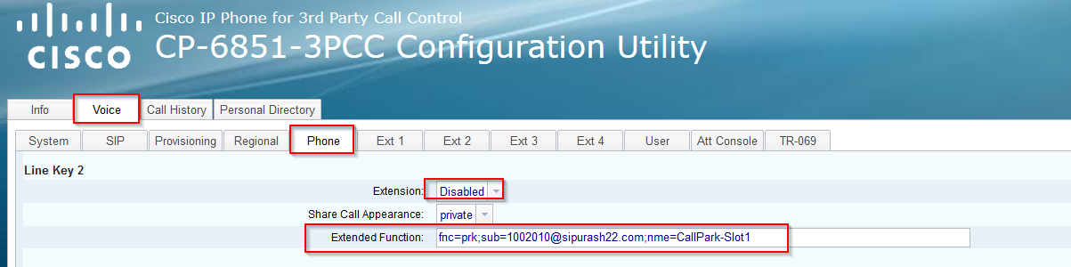 How to - Configure Call Park on MPP and Broadworks? - Cisco Community