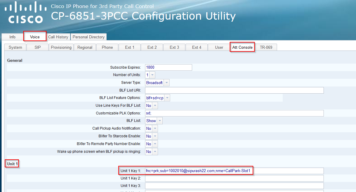 How to - Configure Call Park on MPP and Broadworks? - Cisco Community