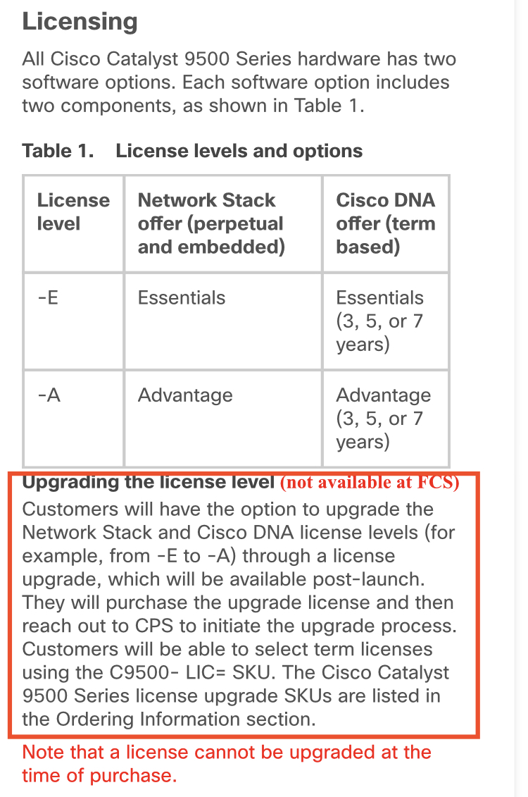 stackwise catalyst 9500 - Cisco Community