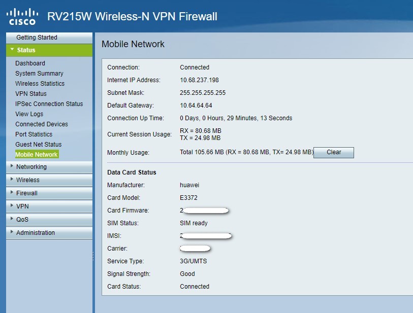 RV215W list of compatibile LTE modems - Cisco Community