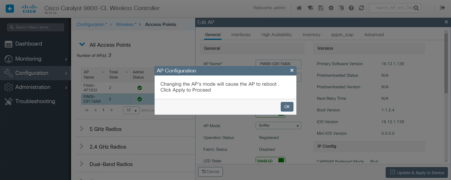 Catalyst 9800 シリーズで Sniffer mode AP により無線キャプチャを行う方法 - Cisco Community