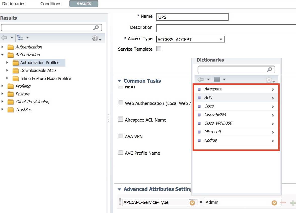 Solved: Where to configure dictionary for advanced attributes in ...