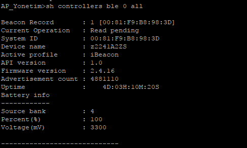 Getting RSSI Level of iBeacon Packet from APs - Cisco Community