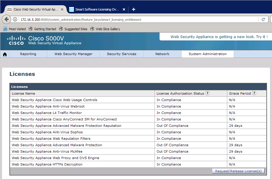 WSA license manual XML file loading vs Smart account licensing and ...