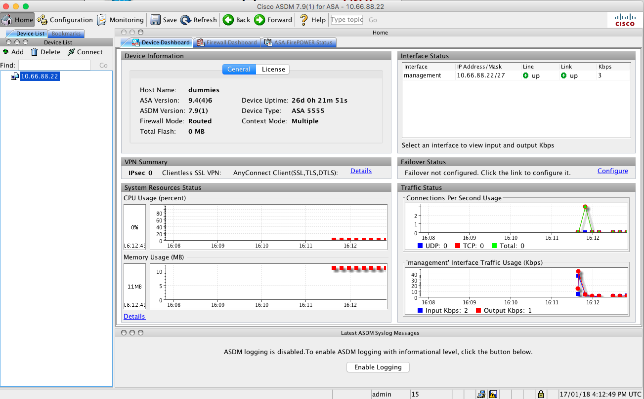 ACI Service Graph: L4-L7 integration of ASA in multi-context mode ...