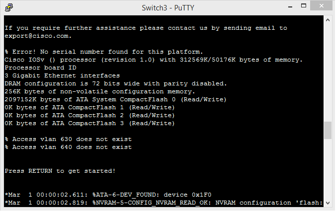 access vlan 10 does not exist - Cisco Community