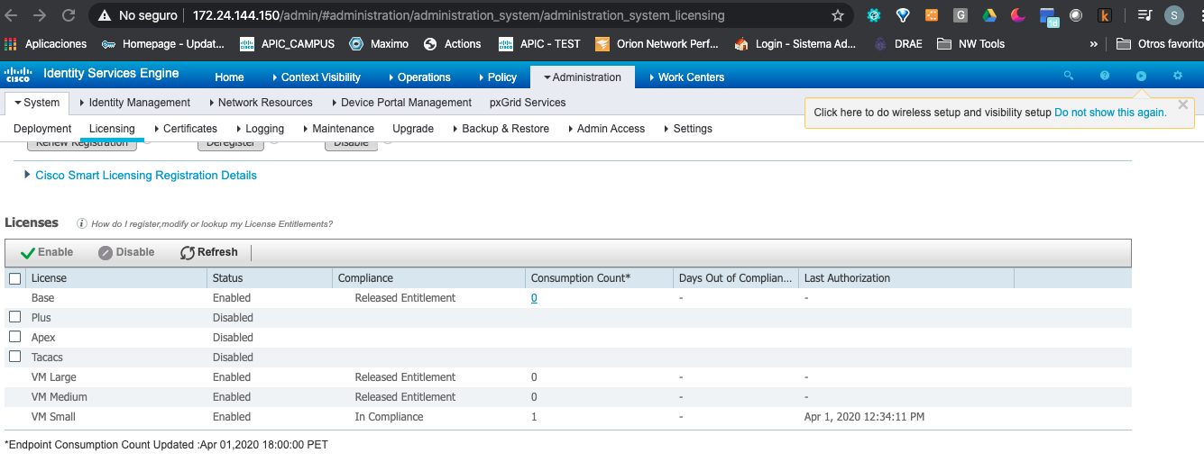 Check available and used licenses from cisco ISE - Cisco Community Check available and used licenses from cisco ISE - Cisco Community