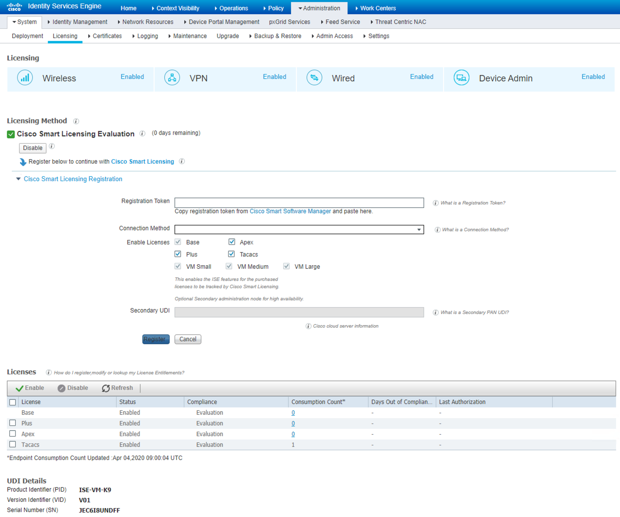 Check available and used licenses from cisco ISE - Cisco Community Check available and used licenses from cisco ISE - Cisco Community
