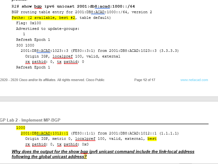 Implementing MP-BGP Multiprotocol to Border Gateway Protocol - Cisco ... Implementing MP-BGP Multiprotocol to Border Gateway Protocol - Cisco ...