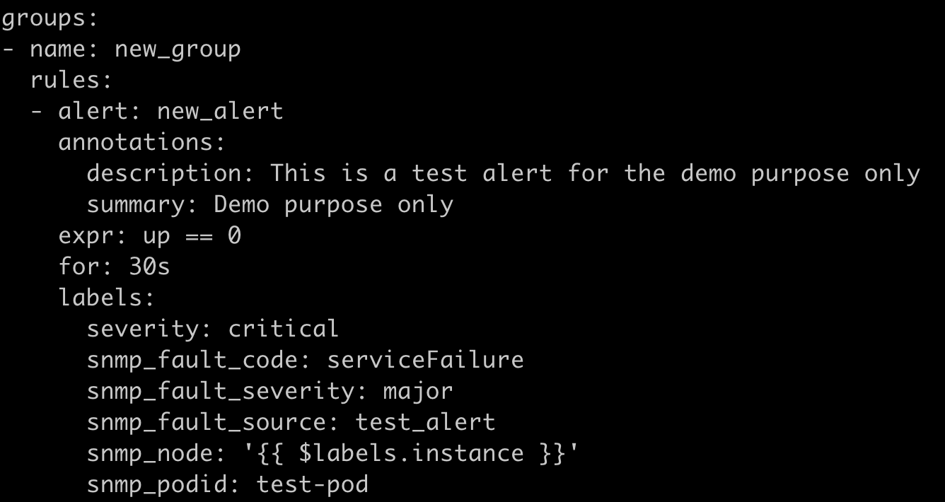 [CVIM] Prometheus のアラート生成ルールをカスタマイズする方法 - Cisco Community