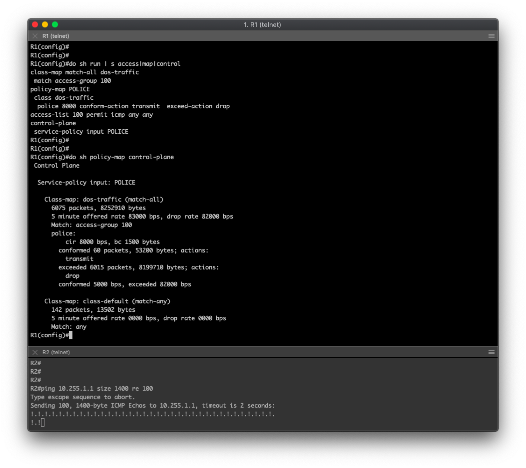 Solved: Control Plane Policing - Cisco Community